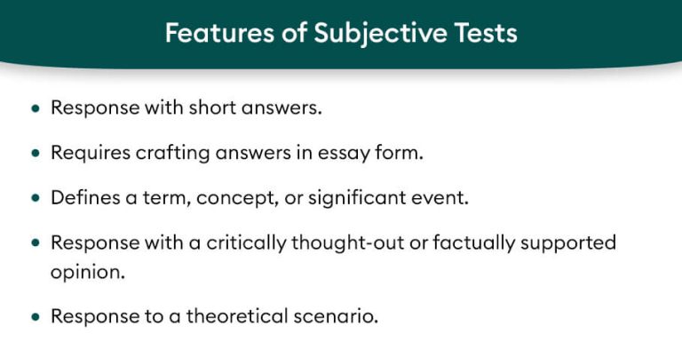 Objective vs. Subjective Test: Choosing the Right Assessment Method for ...