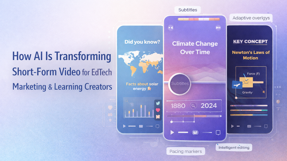How AI Is Transforming Short-Form Video for EdTech Marketing & Learning ...