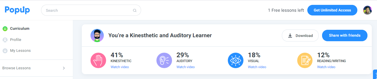 PopUp School: Matching Teaching with Learning Styles for Math and ELA ...